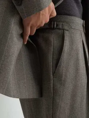 REISS Deal Classic Fit Wool Pinstripe Suit Trousers