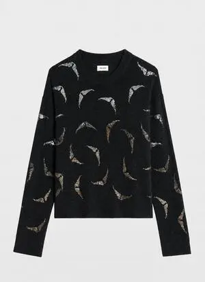Zadig&Voltaire Markuz Diamanté Wings Sweater