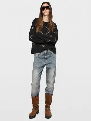 Zadig&Voltaire Markuz Diamanté Wings Sweater