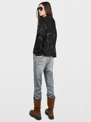 Zadig&Voltaire Markuz Diamanté Wings Sweater