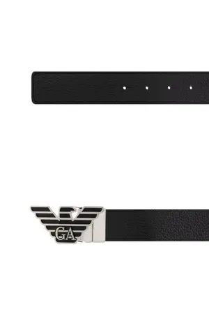 Emporio Armani Logo Buckle Belt