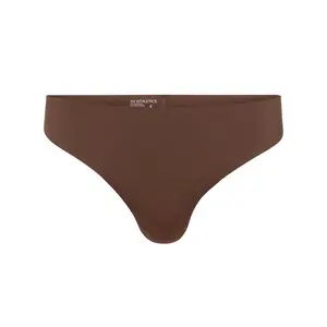 JIV ATHLETICS Mid Rise Thong Coffee