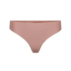 JIV ATHLETICS Mid Rise Thong Rosewood - Pink
