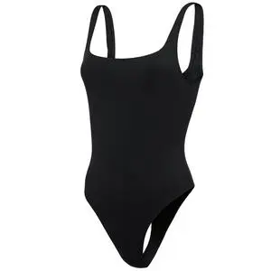 JIV ATHLETICS Sculpt Bodysuit With Patented Cameltoe-proof Technology - Black