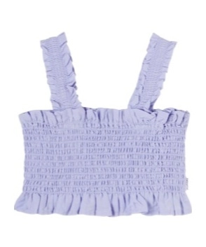MOLO Rolfia Ruched Cotton Top