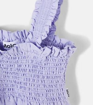 MOLO Rolfia Ruched Cotton Top