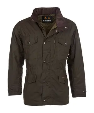 Barbour Sapper Wax Jacket - Black