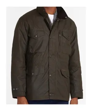 Barbour Sapper Wax Jacket - Black