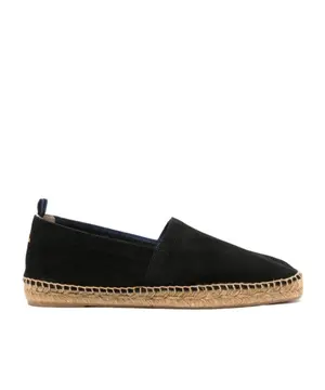 CastaÑer Pablo Round Toe Espadrilles - Black