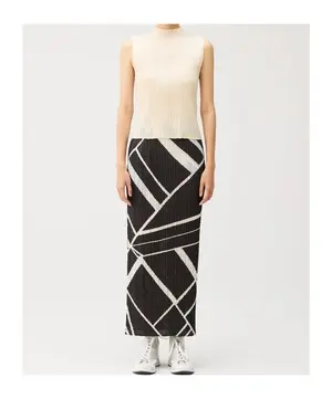 Issey Miyake Fold Line Skirt