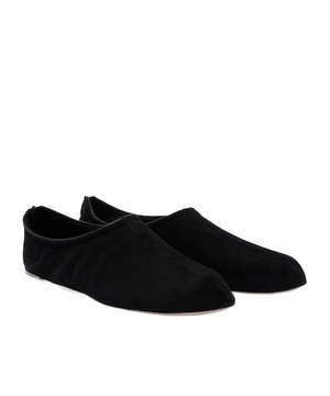 THE ROW Stellene Suede Slip-on Shoes