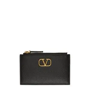 Valentino Garavani Vlogo Signature Zip-up Cardholder