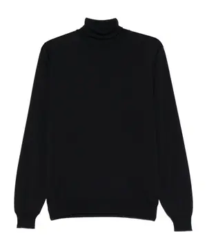 LARDINI Wool Turtleneck Sweater