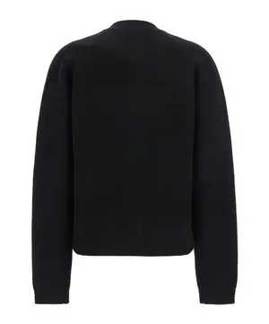 TOTEME Long Sleeved Crewneck Knitted Cardigan