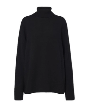 THE ROW Stepny Wool And Cashmere Turtleneck Sweater - Black