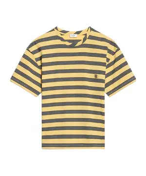 Celine T-shirt In Striped Cotton Jersey