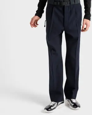 Prada Patent Leather And Technical Fabric America's Cup Sneakers