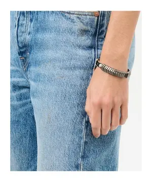 Our Legacy Thorns Buckle Leather Bracelet