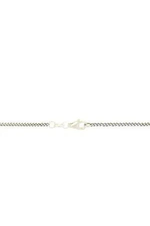 SERGE DENIMES Onyx Serpent Necklace - Silver