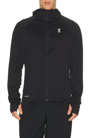 On Climate Zip Hoodie - Black