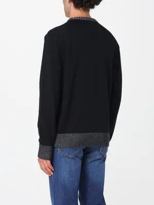 Paul & Shark 100% Wool Crewneck Jumper With Ribbed Trims