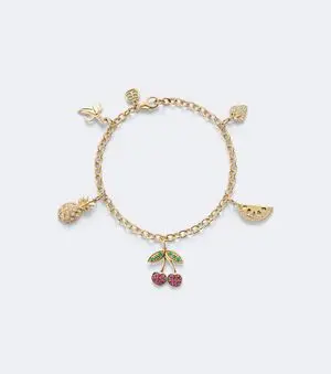 SYDNEY EVAN 14kt Charm Bracelet With Gemstones