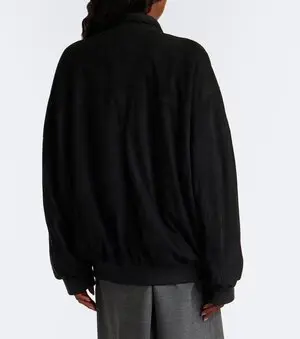 Prada Oversized Suede Bomber Jacket
