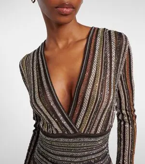Missoni Sequined Striped Gown
