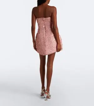 Rachel Gilbert Karter Embellished Bustier Dress
