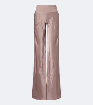 Rick Owens Bias Satin Wide-leg Pants