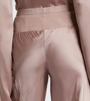 Rick Owens Bias Satin Wide-leg Pants