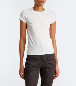 Rick Owens Cropped Level Cotton T-shirt