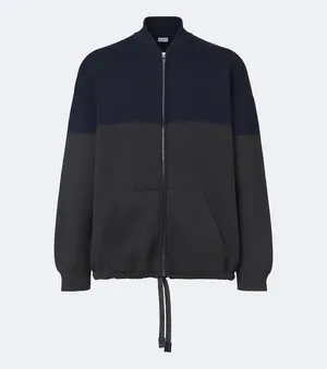 Loewe Anagram Cotton-blend Zip-up Cardigan