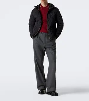 Burberry Quilted Hooded Jacket
