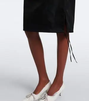 Prada Technical Midi Skirt
