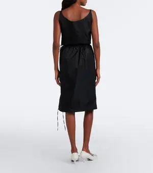 Prada Technical Midi Skirt