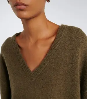 Extreme Cashmere N°457 Jack Cashmere-blend Sweater - Green