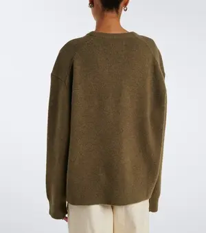 Extreme Cashmere N°457 Jack Cashmere-blend Sweater - Green