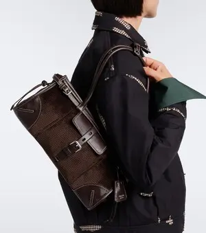 Prada Bonnie Medium Corduroy Shoulder Bag