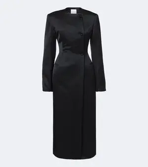 Rachel Gilbert Leeta Double-breasted Satin Coat