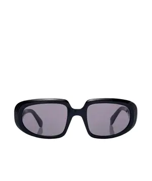 Loewe Mini Anagram Rectangular Sunglasses - Black