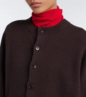Extreme Cashmere N°170 Chou Cashmere-blend Cardigan - Brown