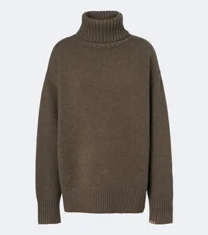 Extreme Cashmere N°20 Oversize Turtleneck Sweater - Green
