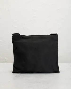 FWRD RENEW Prada Tessuto Flat Messenger Bag