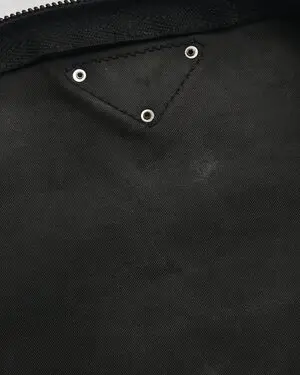 FWRD RENEW Prada Tessuto Flat Messenger Bag - Black