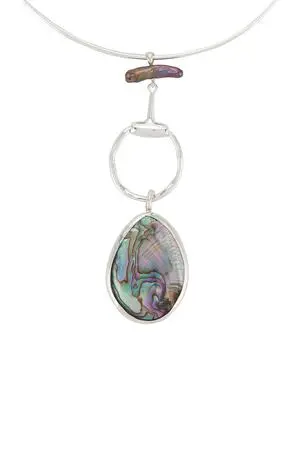 Chan Luu Silver Plated Brass Pendant Necklace