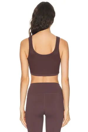 SET ACTIVE Sportbody Sporty Roster Bra In Black - Cacao