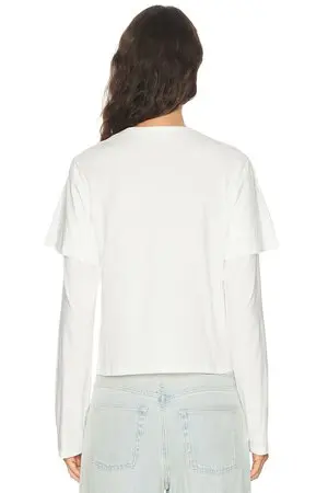 Still Here 2tee" Layered T-shirt
