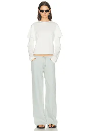 Still Here 2tee" Layered T-shirt