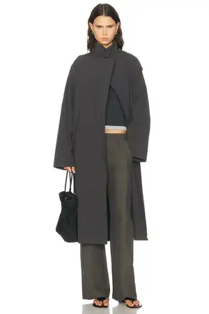 ST. AGNI Technical Cotton Cocoon Coat